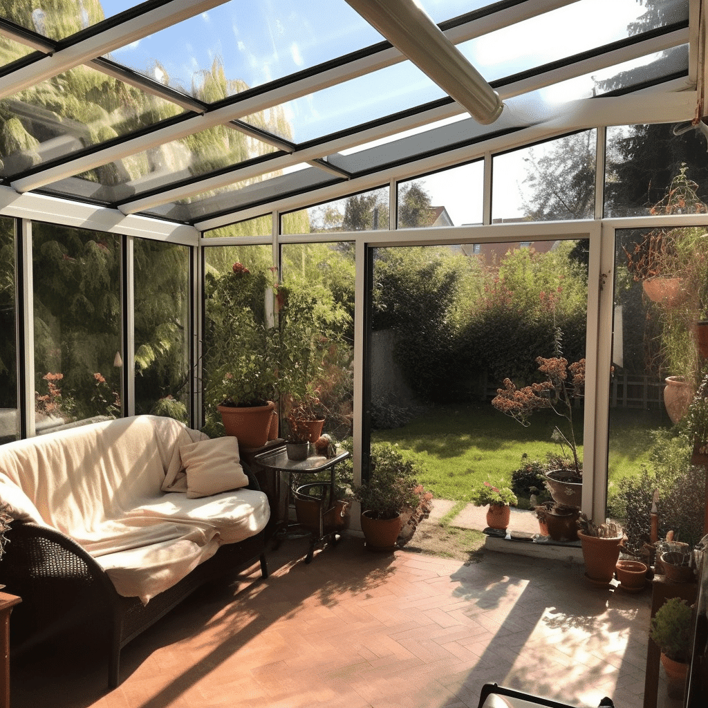 Sunroom with Retractable Glass Roof - Pergola Pro